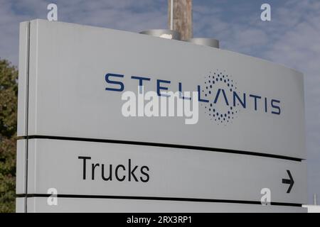 Kokomo - September 22, 2023: Stellantis Engine and Transmission complex ...