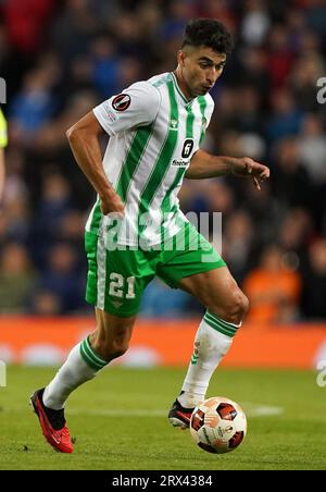 Marc Roca of Real Betis during the Spanish championship LaLiga football ...