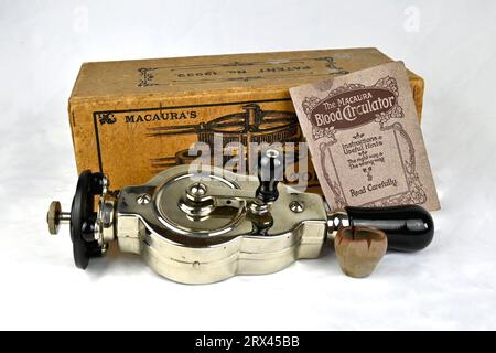 Macaura's blood circulator Designed by Gerald Macaura, Patented 1869 Stock Photo - Alamy