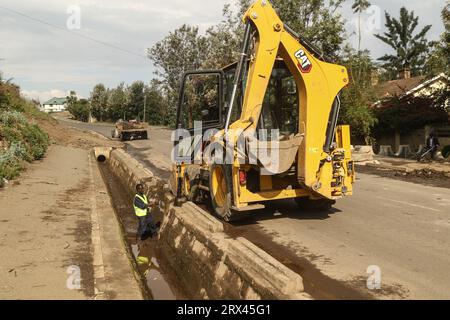 Excavator, seen from above Stock Photo - Alamy