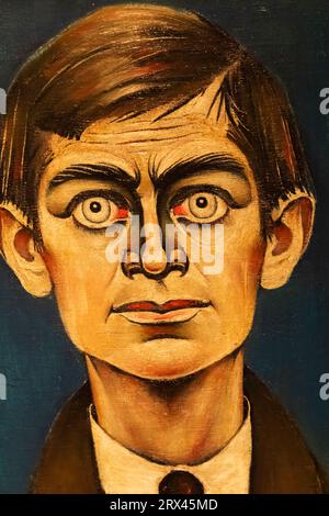 Self Portrait titled "The Man With Red Eyes" by L.S.Lowry dated 1938 ...