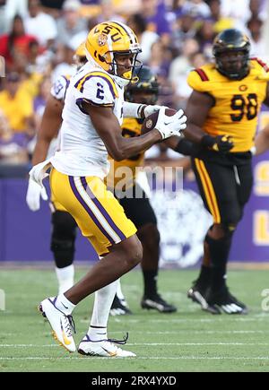September 3, 2023: LSU Tigers wide receiver Gregory Clayton Jr. (80) is ...