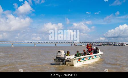 Padma Bridge exclusive 4k image under the beautiful cloudy sky from ...