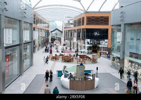 Interior View Of The Centre Livingston Shopping Mall In Retail Park At Interior View Of The Centre Livingston Shopping Mall In Retail Park At