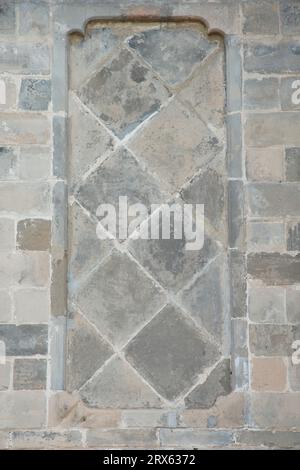 Brick carvings on the walls of the Xuanli Building of the Salar people ...