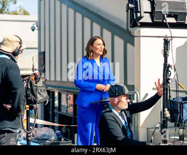 9 News Reporter - Steph Anderson Captured At The Royal Melbourne Show ...