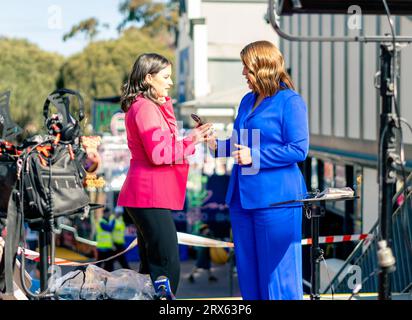 9 News Reporter - Steph Anderson And Mimi Becker Captured At The Royal ...