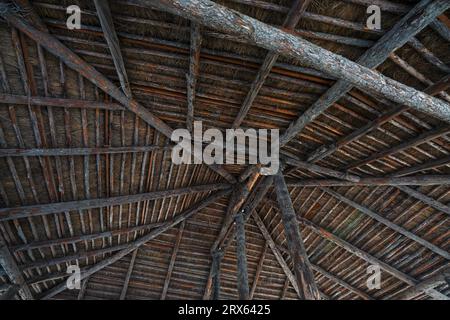 Internal roof structure of Zou Ren Club in Taiwan Scenic Area of China ...