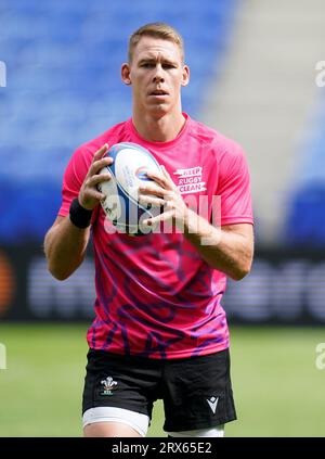 Wales Liam Williams during the captain's run at the Principality ...