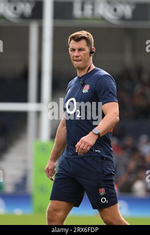 England Assistant coach Louis Deacon during a training session at SGS ...