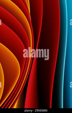 background, red, red wave, curvy background, 3d rendering Stock Photo ...