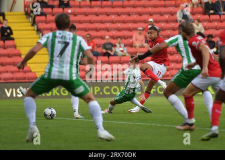 Miles Leaburn of Charlton Athletic during the Sky Bet League 1 match ...