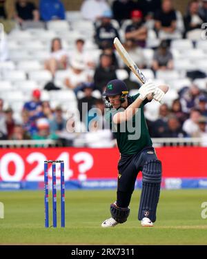 Ireland's Harry Tector batting during the First Men's International ...