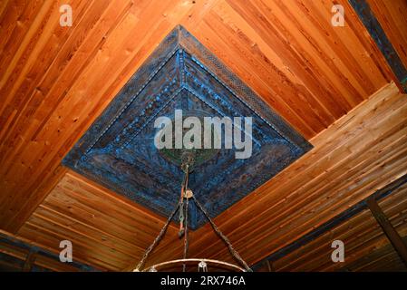 Duzkoy Mosque, located in Artvin, Turkey, was built in 1850. It is made ...
