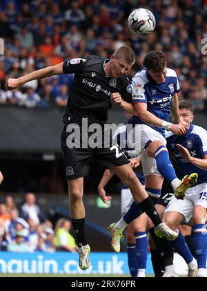 Ipswich Town's Nathan Broadhead (right) celebrates with Harry Clarke ...