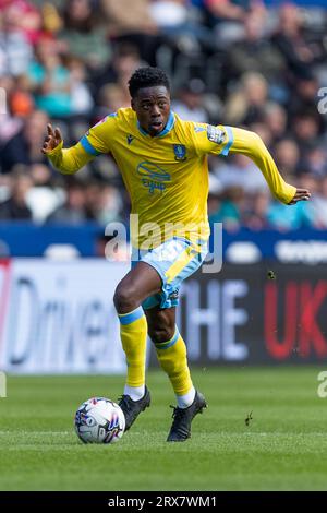 Sheffield Wednesday forward Anthony Musaba (45) in action during the ...