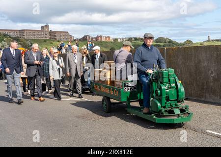 Community parade, ahead of unveiling of The Herring Girl statue, in ...