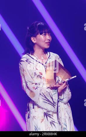 Hamburg, Germany. 23rd Sep, 2023. The nominated Swedish singer Hannes ...