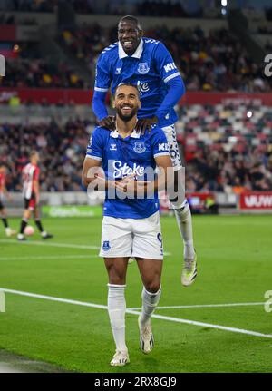 Dominic Calvert-Lewin (9) of Everton during the Premier League match ...