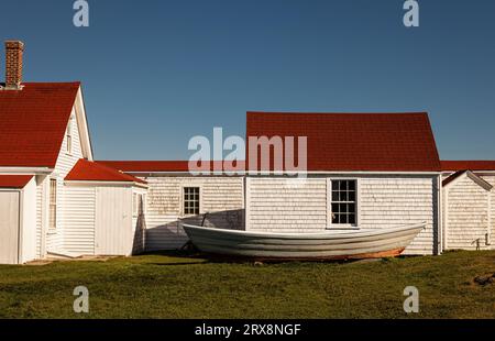 Monhegan Island Lighthouse and Quarters and The Monhegan Museum ...