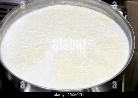 Baked Egyptian rice or Roz muammar's combination of rice, fresh cream ...