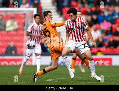 Stoke City's Bae Jun-Ho in action during the Sky Bet Championship match ...
