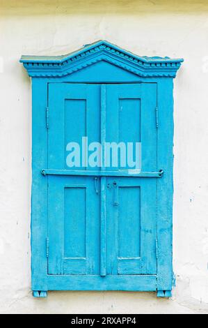 Old typical wooden ukrainian window in Kiev Stock Photo - Alamy