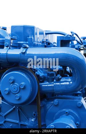Brand new marine diesel engine from a boat Stock Photo - Alamy