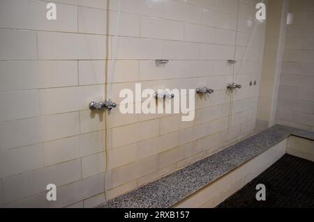 Ablution area beside the mosque, Wudu or ablution the Islamic procedure ...