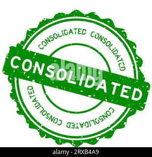 Grunge green effective word round rubber seal business stamp on white background Stock Vector ...