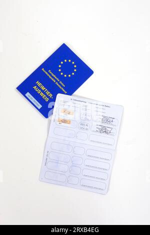 Vaccination certificate for pets, Germany, vaccination card, pet ...