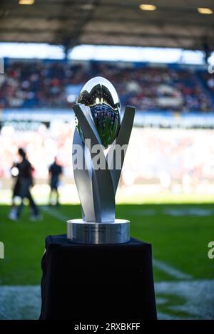 Duisburg, Deutschland. 24th Sep, 2023. ELF, Championship Game 2023, Rhein Fire gegen Stuttgart ...