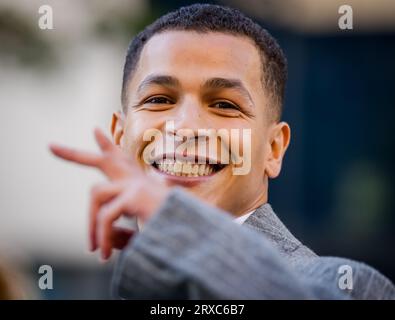 UTRECHT - Actor and rapper Bilal Wahib prior to the premiere of the ...