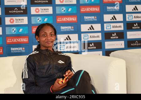 09/24/2023, Berlin, Germany. Magdalena Shauri at the award ceremony ...