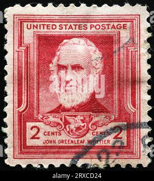The portrait of John Greenleaf Whittier, an American poet, is housed in ...