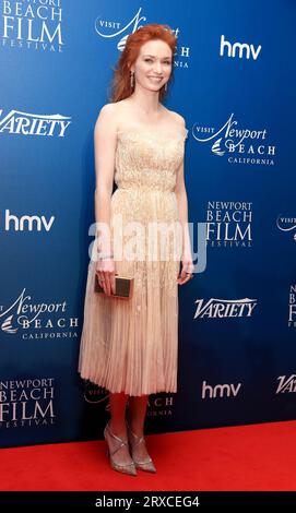 London, UK. Eleanor Tomlinson at Newport Beach Film Festival - annual ...