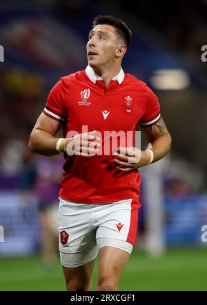Josh Adams of Wales looks on .Wales v France , 2026 Guinness Six ...