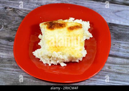 Baked Egyptian rice or Roz muammar's combination of rice, fresh cream ...