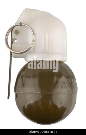 Soviet hand grenade RGN isolated on white background Stock Photo - Alamy