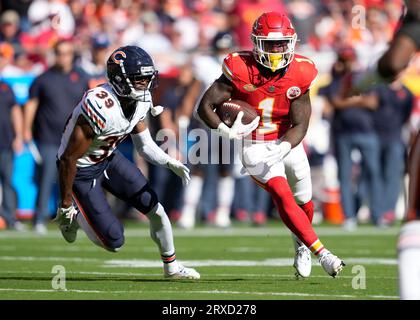 Chicago Bears cornerback Josh Blackwell (39) walks off the field after ...