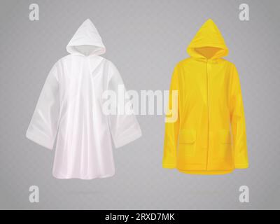 template rain jacket cartoon vector illustration Stock Vector Image ...