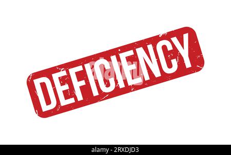 Deficiency Rubber Stamp Seal Vector Stock Vector Image & Art - Alamy