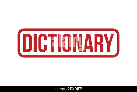 Red Dictionary Rubber Stamp Seal Vector Stock Vector Image & Art - Alamy