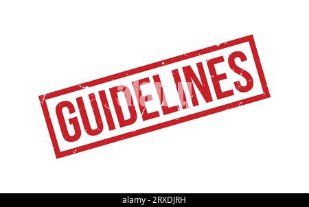 Red Guidelines Rubber Stamp Seal Vector Stock Vector Image & Art - Alamy