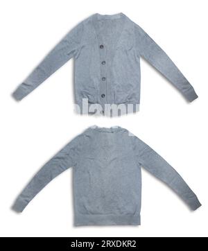 Blank template realistic coach jacket with ziper front and back ...