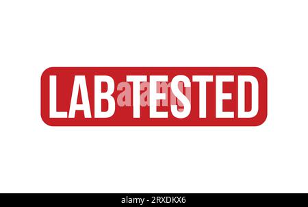 Red Lab Tested Rubber Stamp Seal Vector Stock Vector Image & Art - Alamy
