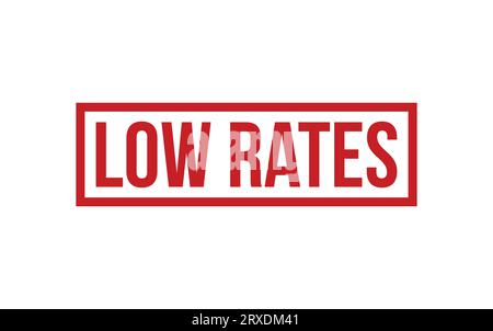 Low Rates Rubber Stamp Seal Vector Stock Vector Image & Art - Alamy
