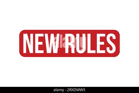 Red New Rules Rubber Stamp Seal Vector Stock Vector Image & Art - Alamy