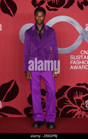 Sadiq Desh attends the CNMI Sustainable Fashion Awards 2023 during ...