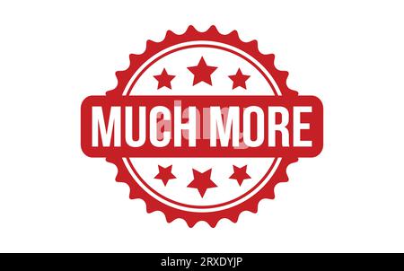 Much More rubber grunge stamp seal vector Stock Vector Image & Art - Alamy
